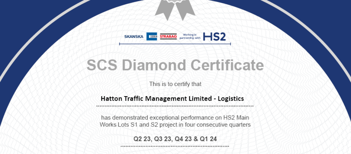 Hatton Traffic Management Ltd Receives Diamond Certificate from SCS ...